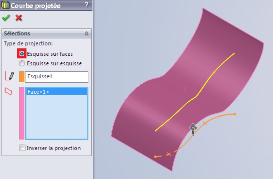 Les esquisses 3D et les courbes projetées - Apprenez à utiliser SolidWorks