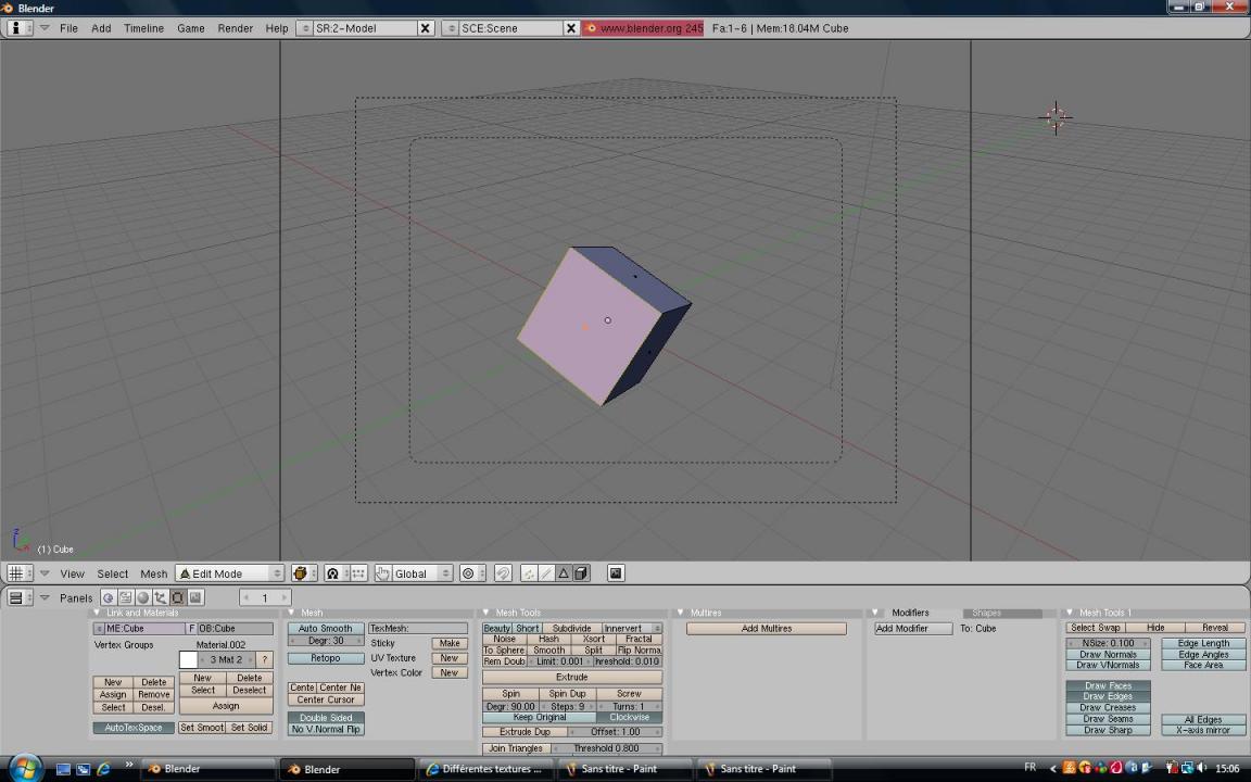 [Résolu] Différentes textures sur chaque face cube par BIS0 - page 1 ...