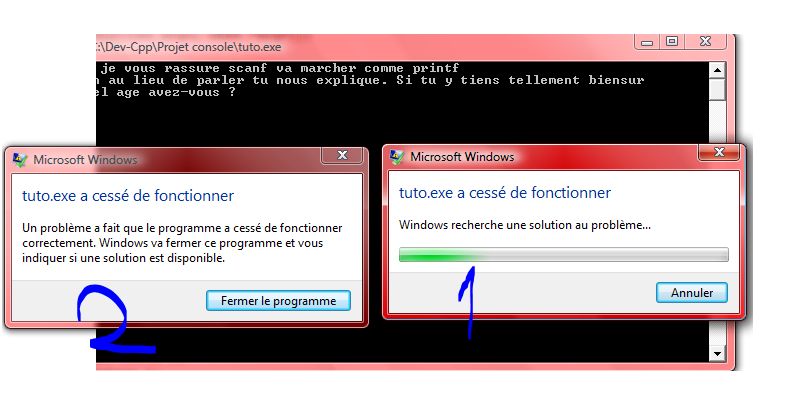 [Résolu] Problème lors du chargement. - Console - page 1 - OpenClassrooms
