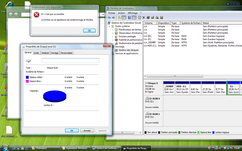 [Vista] Partition RAW par ixM - page 1 - OpenClassrooms