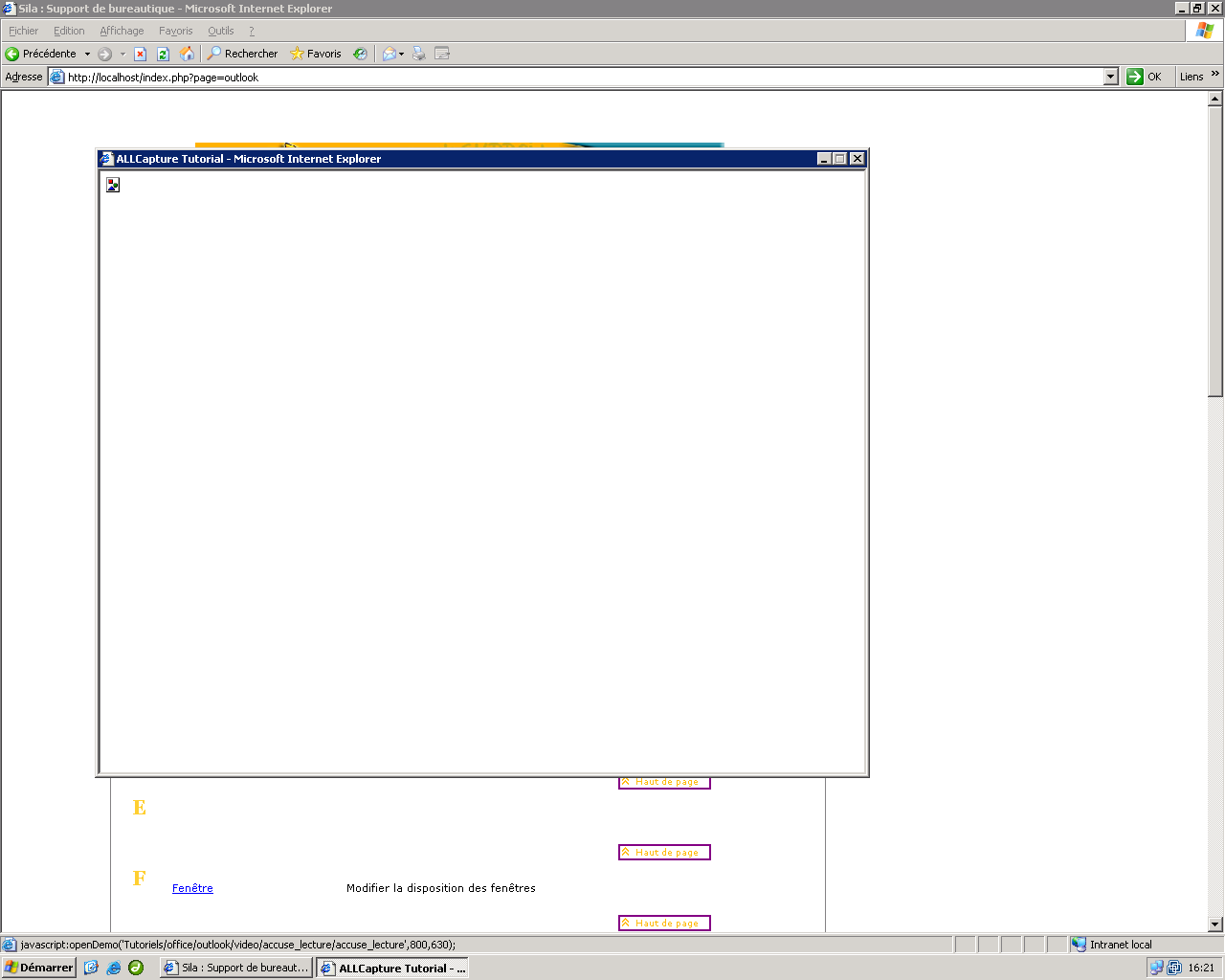 [Résolu] [Flash] Video popup sous IE6 - Constatons l'evolution ie6->ie7 par vitelize - page 1 ...