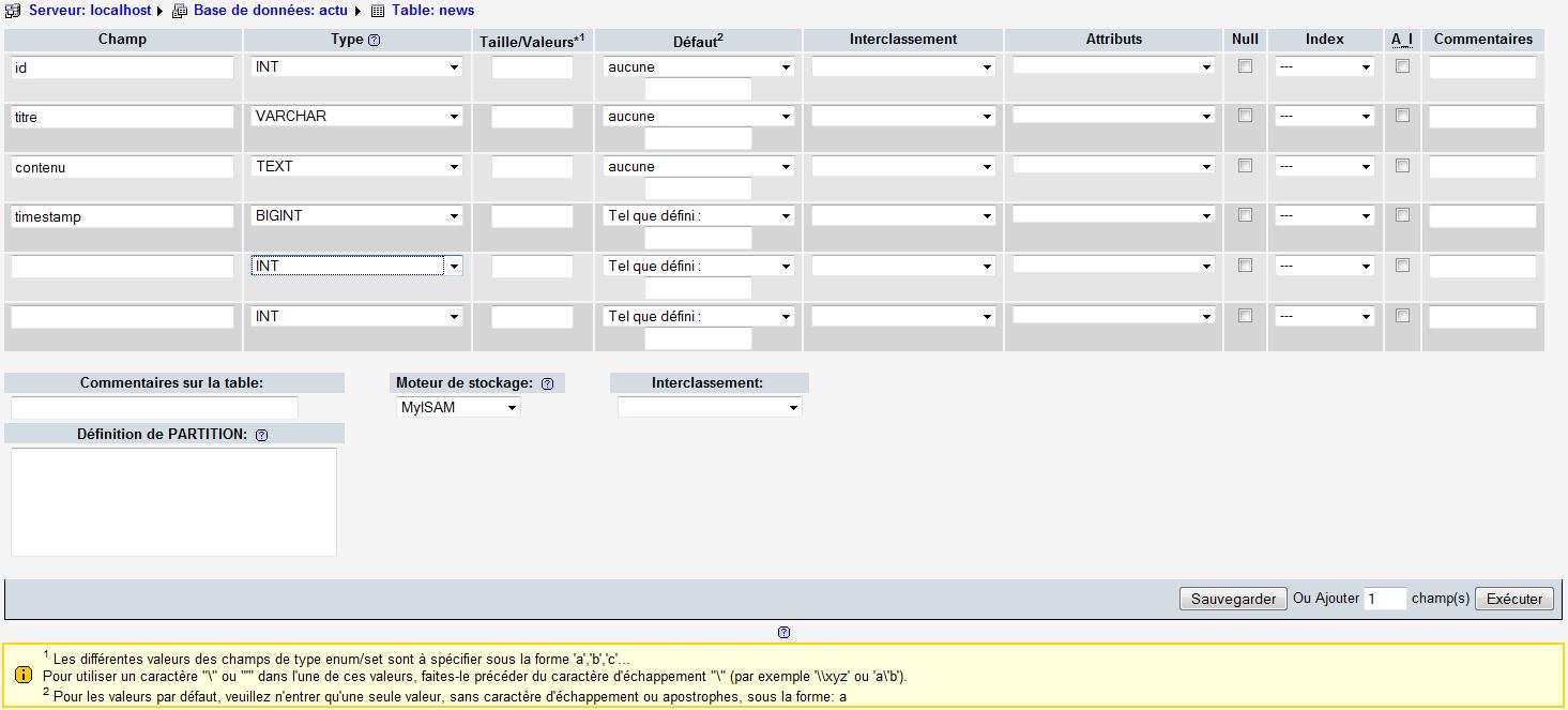 Warning: mysql_fetch_array() - Erreur MySQL. par JeanJean75 - page 1 - OpenClassrooms