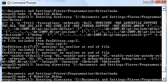 [résolu] [qt]erreur La Compilation Marche Mais Pas L Executable Page 1 Openclassrooms