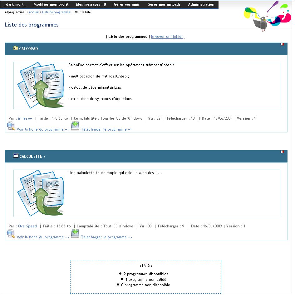 [Résolu] [Site web] Allprogrammes | Version 2.0 beta, son ouverture ...