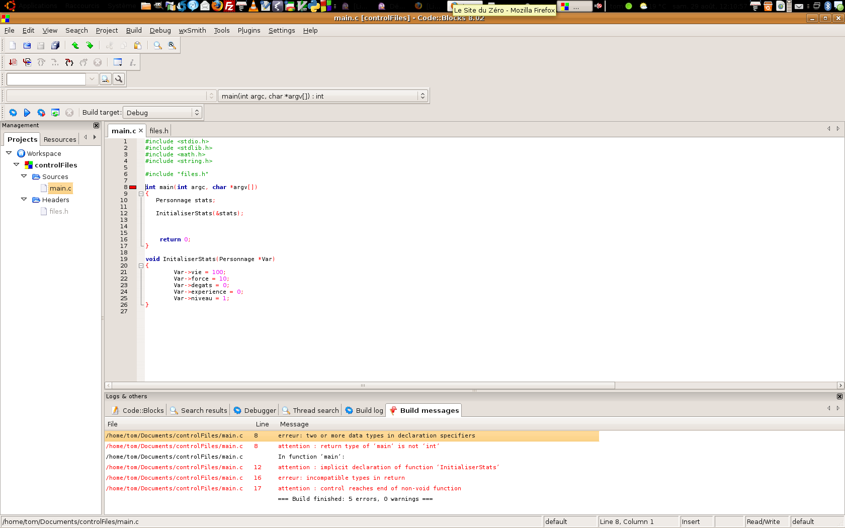 [Résolu] [Code:Blocks] - Compilateur en panne ? par ixabro - page 1 ...