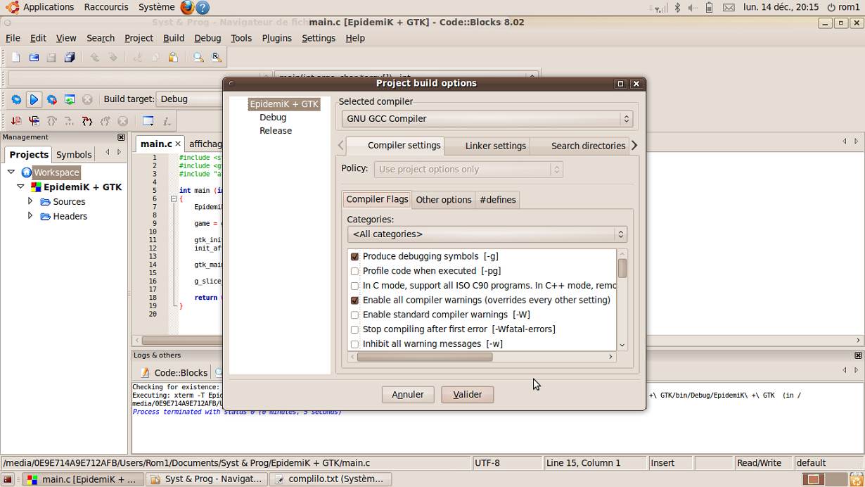 [Résolu] [GTK+/Glade]Fonctions handler introuvables - Avec gtk_builder_connect_signals() par ...