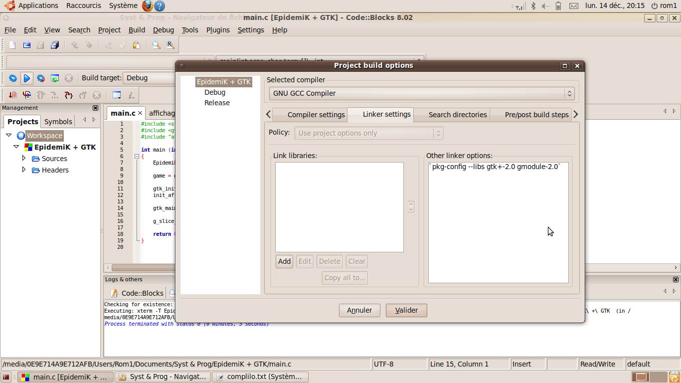 [Résolu] [GTK+/Glade]Fonctions handler introuvables - Avec gtk_builder_connect_signals() par ...