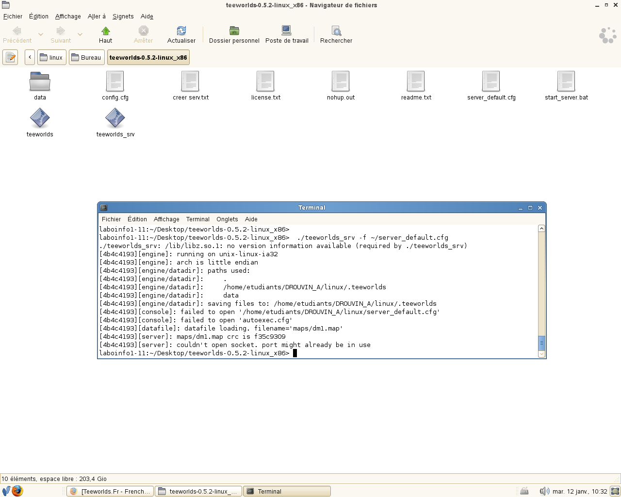 Creer un serveur Teeworlds sous linux par ragereaver - page 1 ...