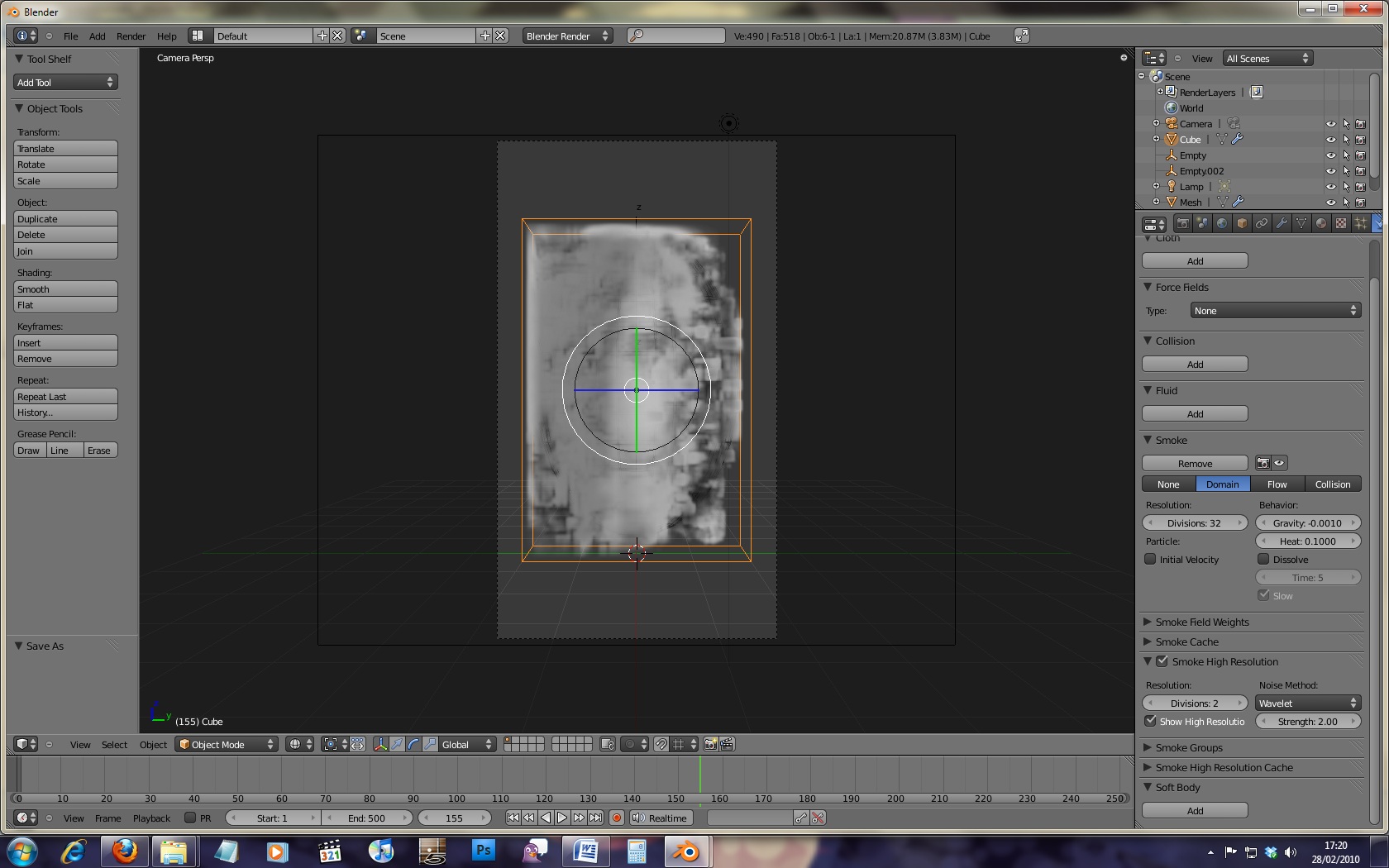 [3D] Fumée blender ? par Action-PSP - page 1 - OpenClassrooms