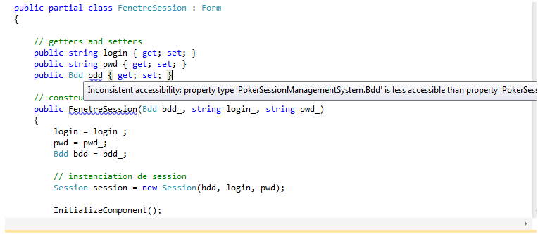 [Résolu] [C#] classes, getters and setters - besoin d aide pour une ...