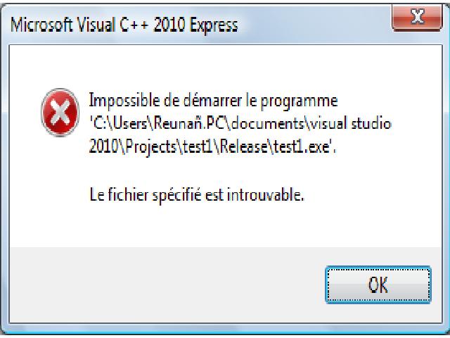 MIcrosoft Visual C++ Express par l'espritpoète - page 1 - OpenClassrooms
