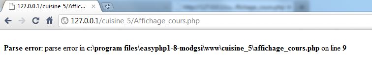 Résolu Problème De Requete Sql Dans Ma Balise Php Par Newbie Php Page 1 Openclassrooms