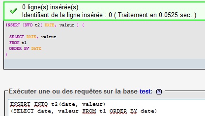 [Résolu] Erreur de combinaison : INSERT INTO (SELECT - ORDER BY) - Et ...