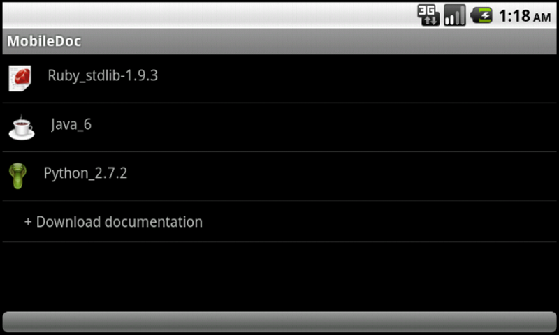 [Android] MobileDoc : Consultez rapidement la doc ! par KidSquale - page 1 - OpenClassrooms