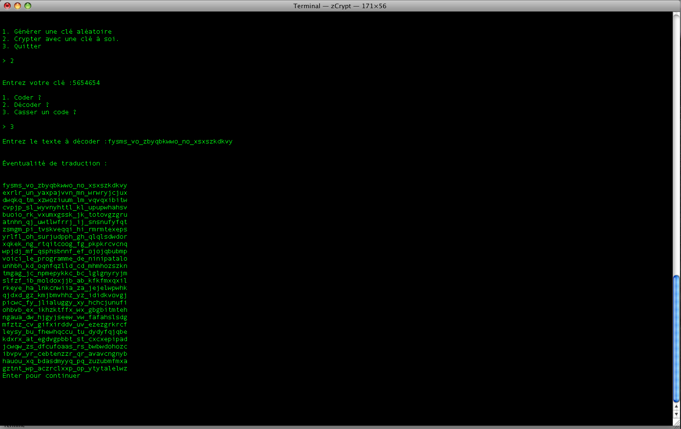 [Programmme]-Cryptage - Programme de cryptage mono-alphabétique par Sopounet - page 1 ...