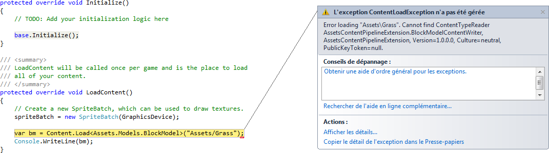 Résolu Xna Contentpipeline Cannot Find Contenttypereader Impossible De Résoudre L