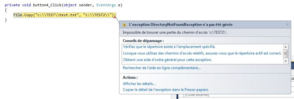 [Résolu] Copier/Coller C# par Dr0fitch - page 1 - OpenClassrooms