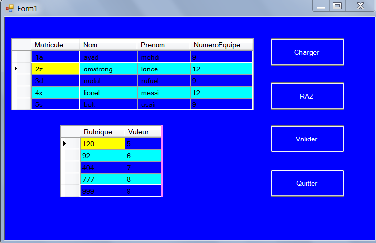 [Résolu] Mise A Jour cellule DatagridView par Mehdi Ayd - page 1 ...
