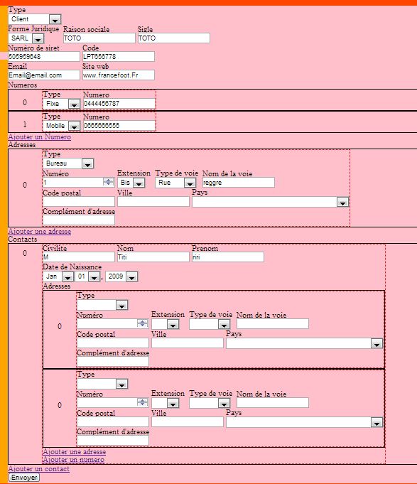 [Symfony2] Formulaire imbriqué plusieurs fois par oldwo1f - page 1 ...