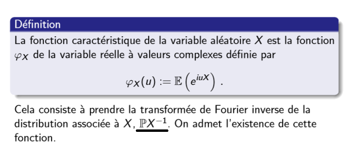 [Résolu] Probabilités : Fonction Caracteristique par TheLordOne - page ...