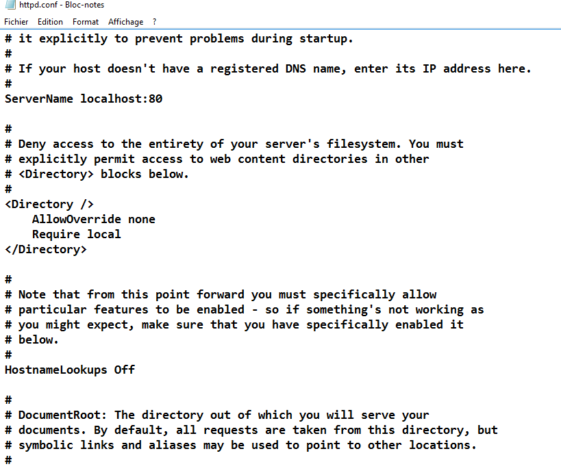 Autorisé accès PC DISTANT sur Wamp par Kelyr - OpenClassrooms