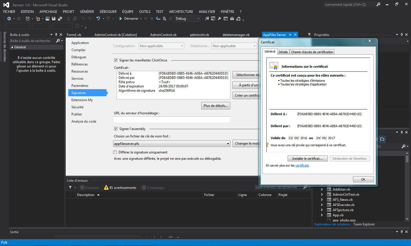 Vbnet Comment Signer Une Application En Vbnet Comment Signer Une Application En Vbnet 2182