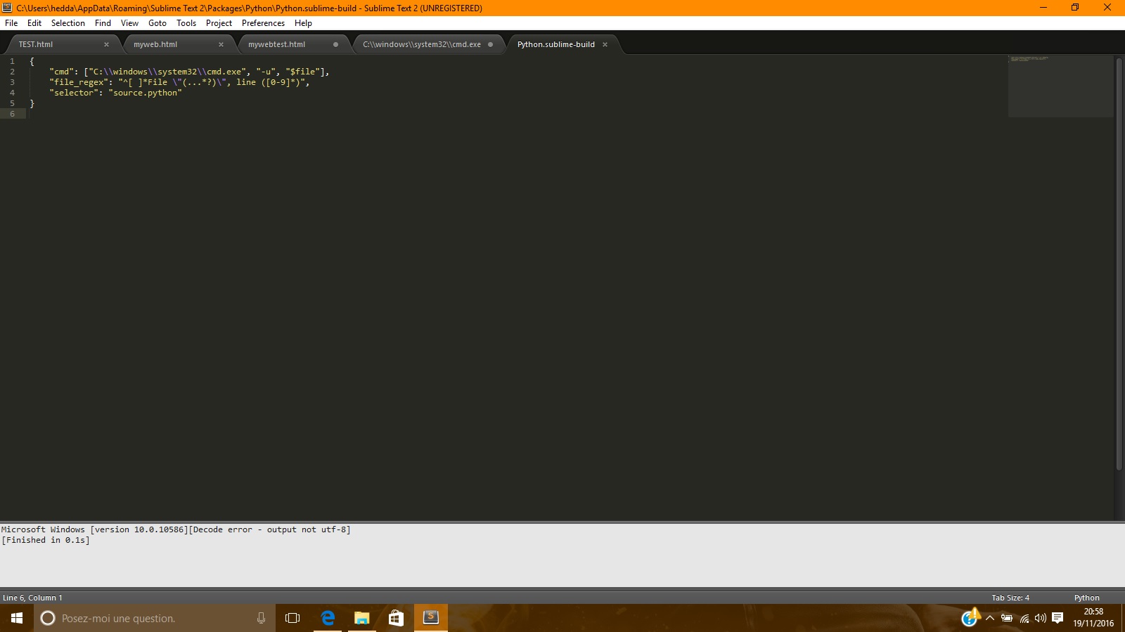 Sublime Text - utf-8 par Diakuna - page 1 - OpenClassrooms