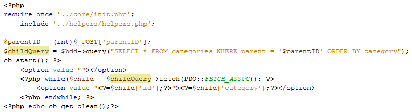 pb affichage php base de donnees mySQL par OliviaMartin - page 1 - OpenClassrooms