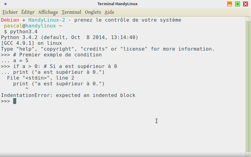 [Résolu] Problème indentation code Python par Coldfray - page 1 ...