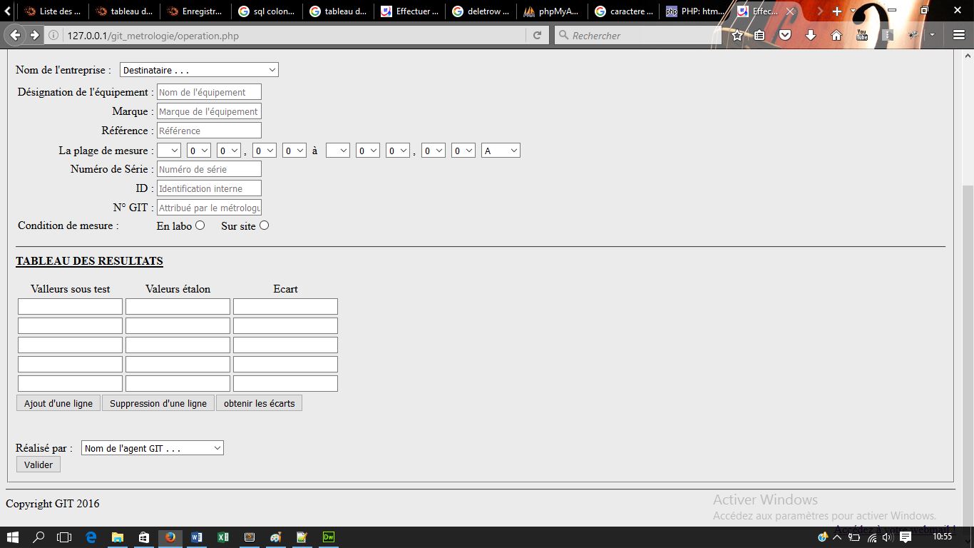 Enregistrer Un Tableau Dynamique En Bdd Code Source Ajax Jqueryphp Mysql Sql Par