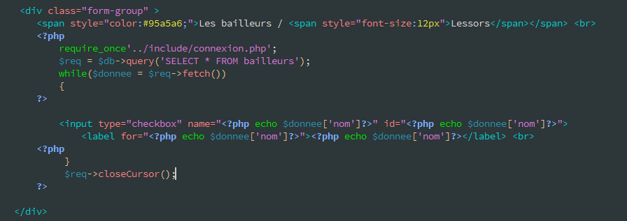 [Résolu] Enregistrement de checkbox dans base de donnée par p-HL - page ...