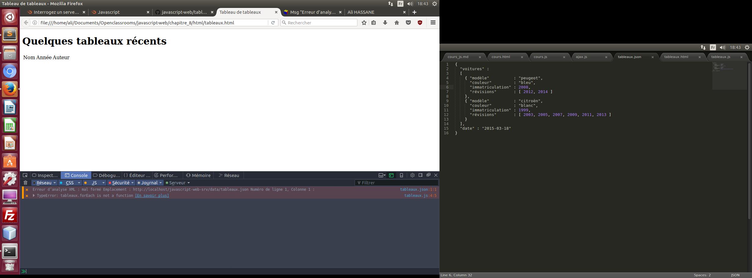 Problème Avec Fichier Json Cours Interrogez Un Serveur Web Par Sheasan Page 1 Openclassrooms