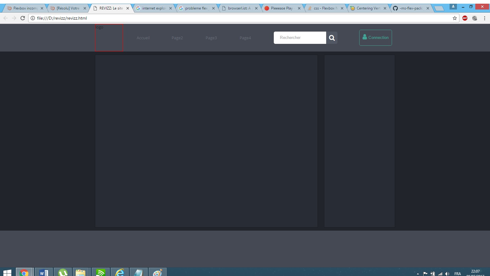 Flexbox incompatible avec Internet explorer? par Ahmad'Abdallah - page 1 - OpenClassrooms