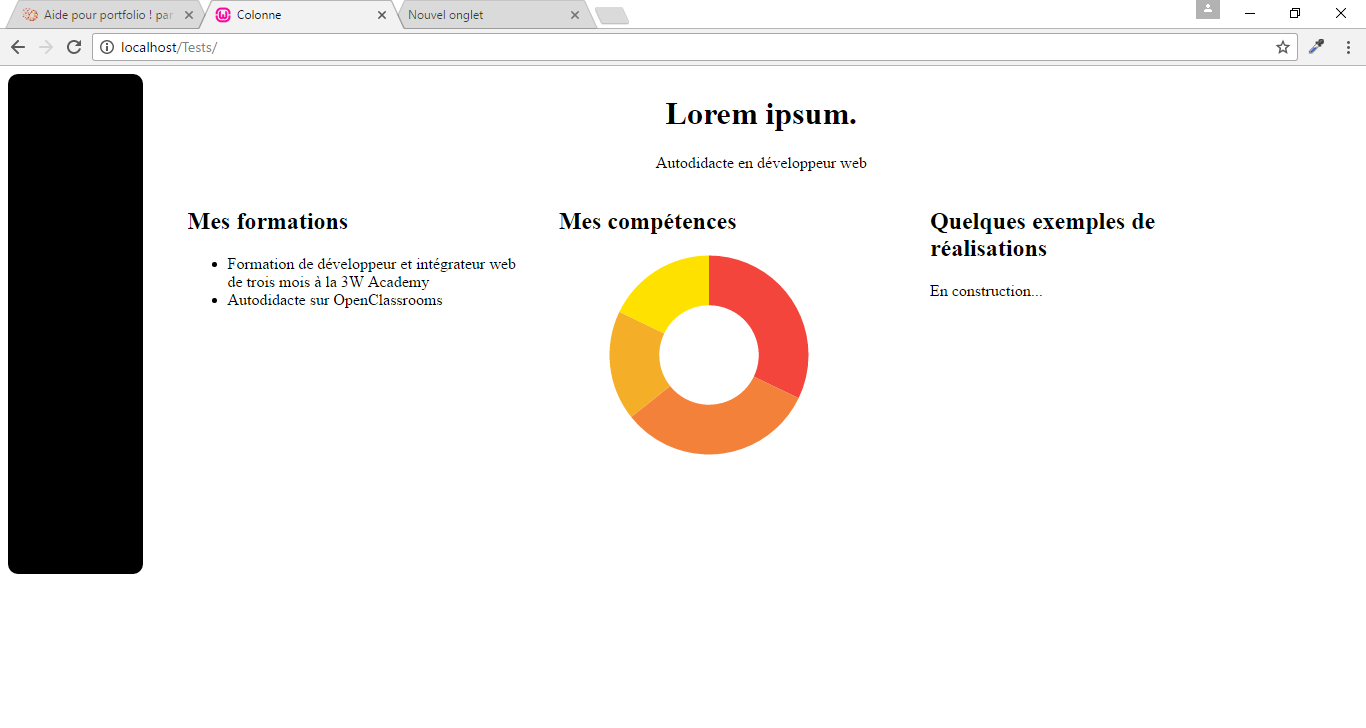 Aide pour portfolio ! par Dlyf75 - page 1 - OpenClassrooms