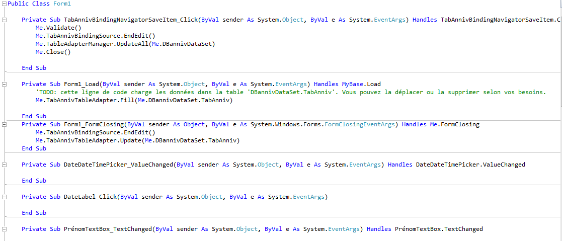 Afficher Un Contenue Dun Datagridview Dans Un Tex Par Kardjak12 Page 1 Openclassrooms 