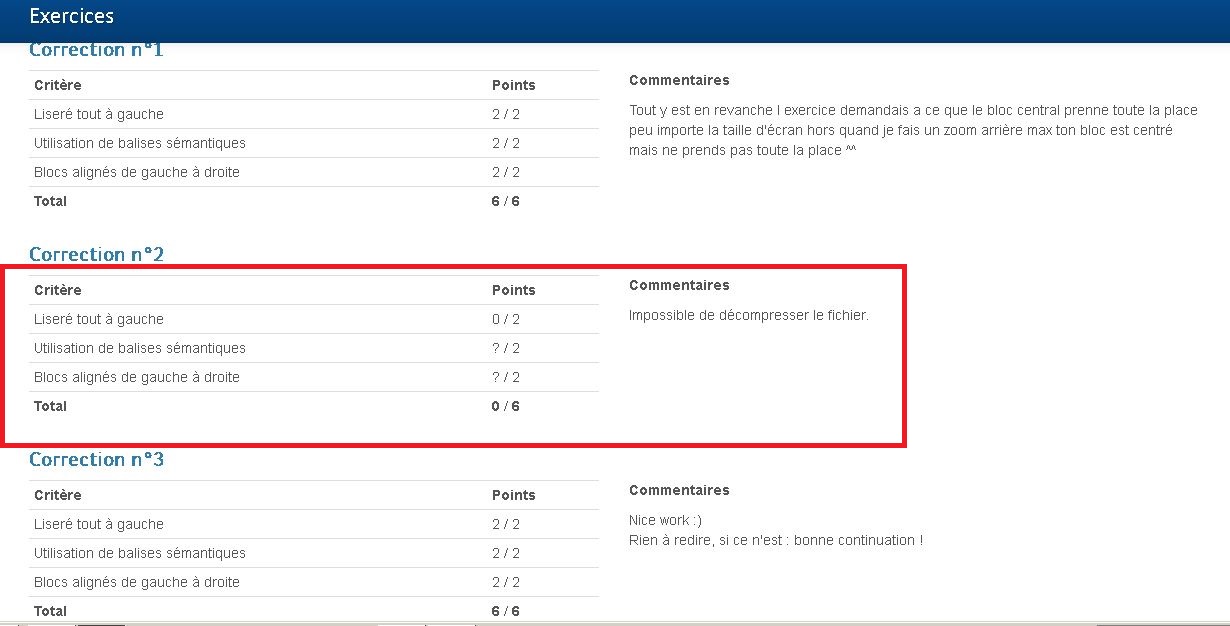 [Résolu] Exercice Organiser son CV - N'importe quoi par Amine BM - page 1 - OpenClassrooms