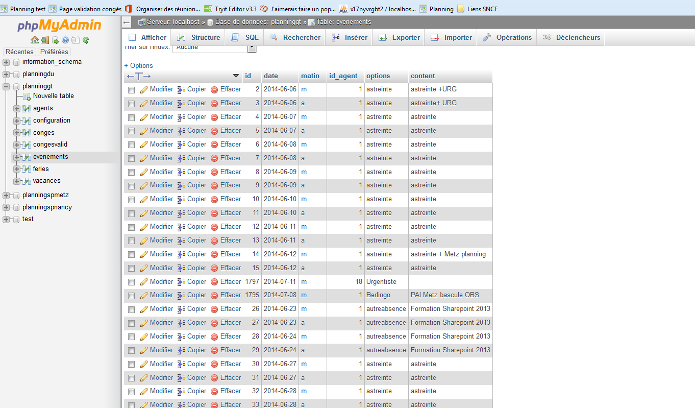 Afficher un tableau à l'aide de reqûete SQL par Walter_WHite - page 1 ...