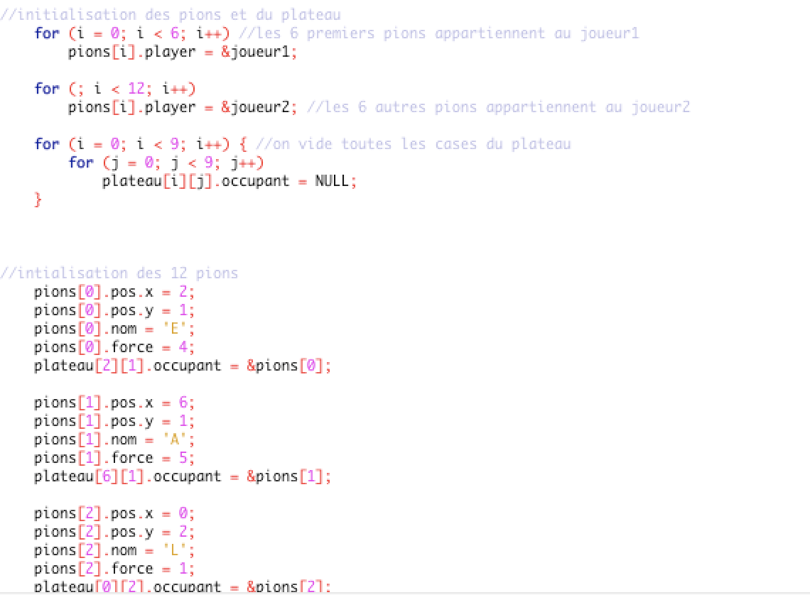 Jeu de plateau en C par GabrielLest1 - OpenClassrooms