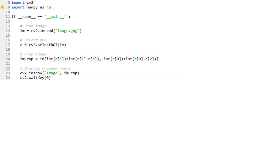 fonction selectROI() dans OpenCV par GuillaumeBlanchard4 - page 1 - OpenClassrooms