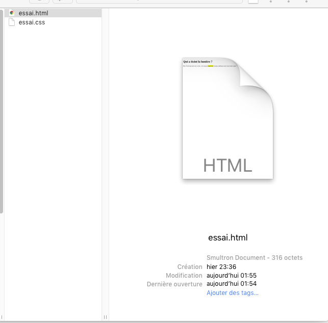 affichage du css par mamika - page 1 - OpenClassrooms