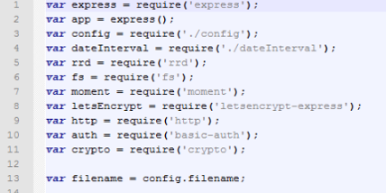 [Node.js] à quoi servent ses variables - Besoins d'aide sur les variables de mon serveur par ...