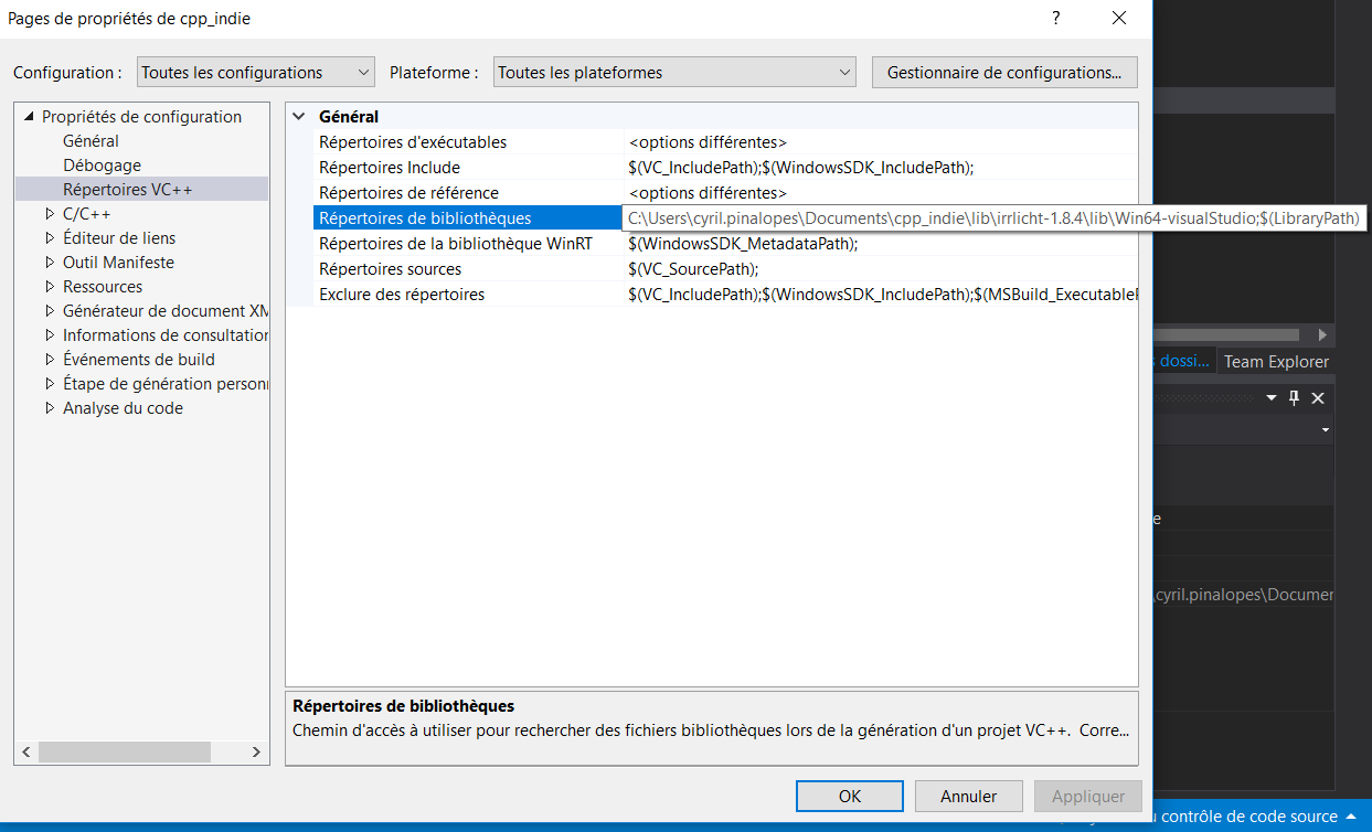 [VISUAL STUDIO] Impossible d'ouvrir "Irrlicht.lib" - Erreur lors du ...