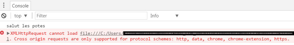 [Résolu] Erreur avec la methode XMLHttpRequest.open par bakl0u - page 1 - OpenClassrooms
