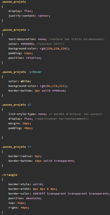 [Résolu] Mettre un triangle en hover dans une liste à puces par ...