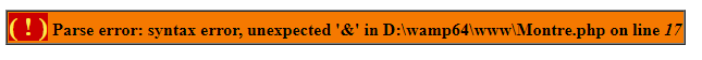 Résolu Cant Use Method Return Value In Write Context In Cant Use Method Return Value In