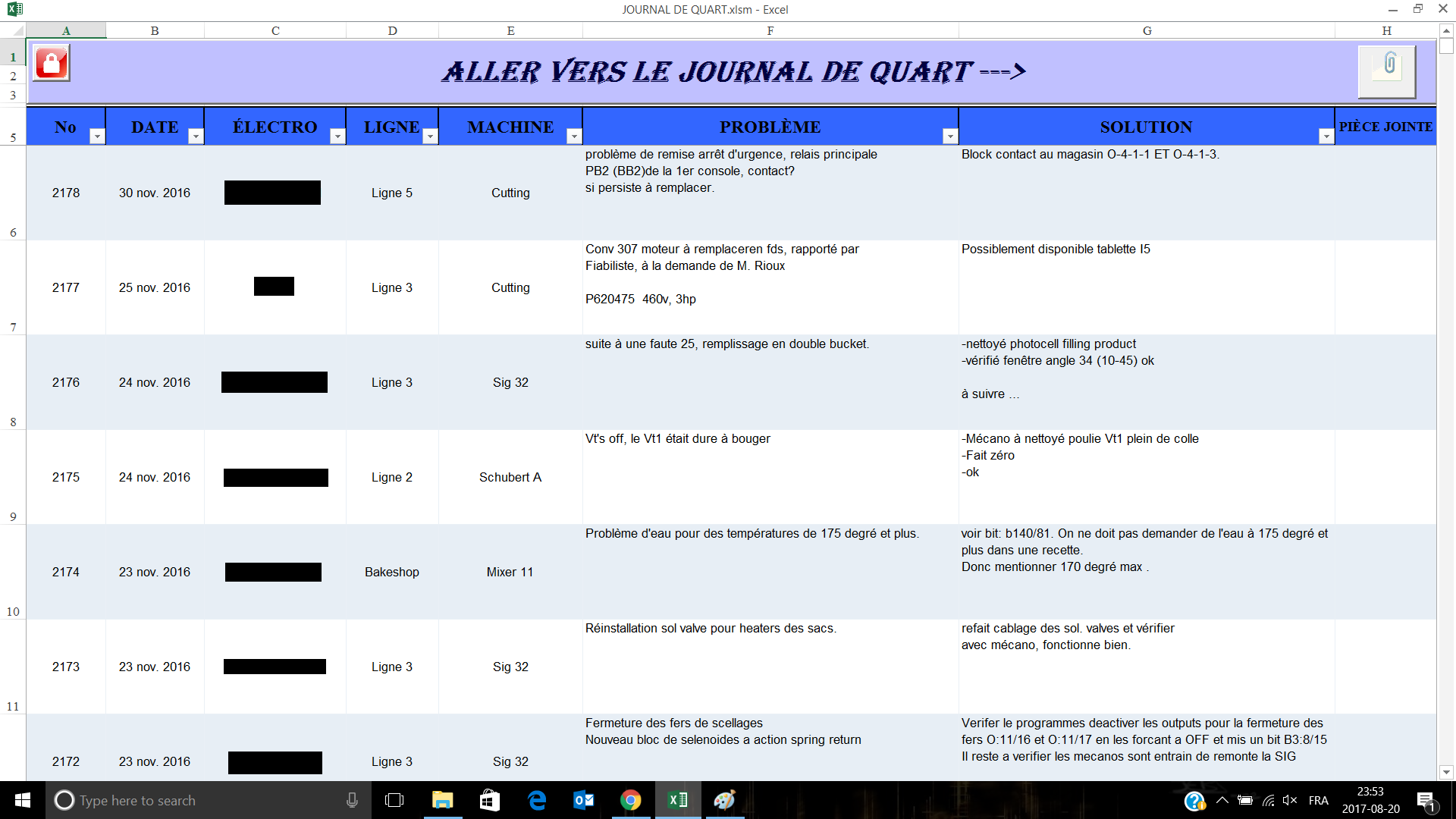 Logbook par Gotmilk - page 1 - OpenClassrooms