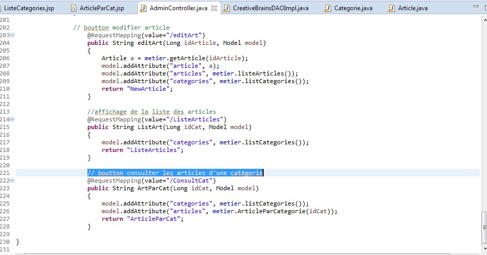 Une Exception Avec Java Ee Et Le Framework Spring Par Jhon2012 Page 1 Openclassrooms