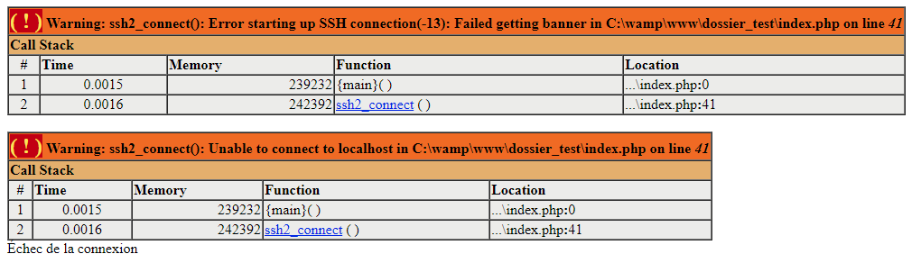 [Résolu] Protocol SFTP ssh2_connect par p@n@m - page 1 - OpenClassrooms