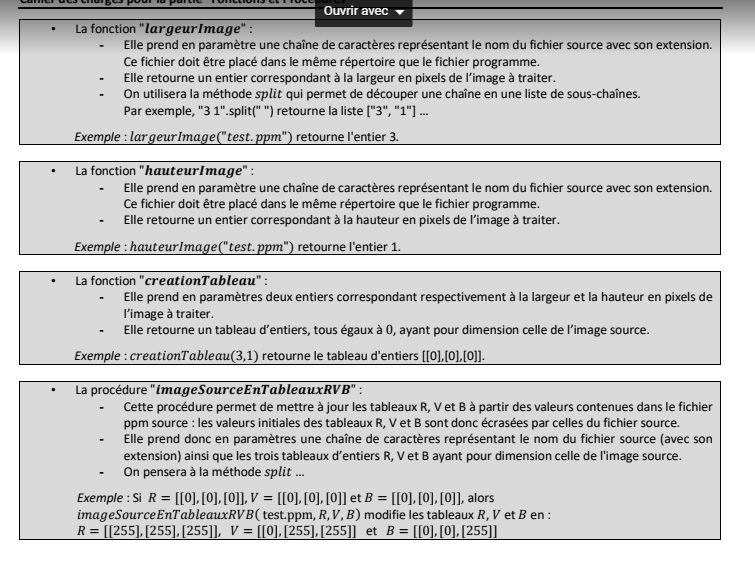 SPE ISN TERMINALE EDU PYTHON - mini projet : Numerisation d'une imag au format ppm par ANONYME93 ...
