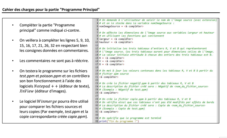 SPE ISN TERMINALE EDU PYTHON - mini projet : Numerisation d'une imag au format ppm par ANONYME93 ...